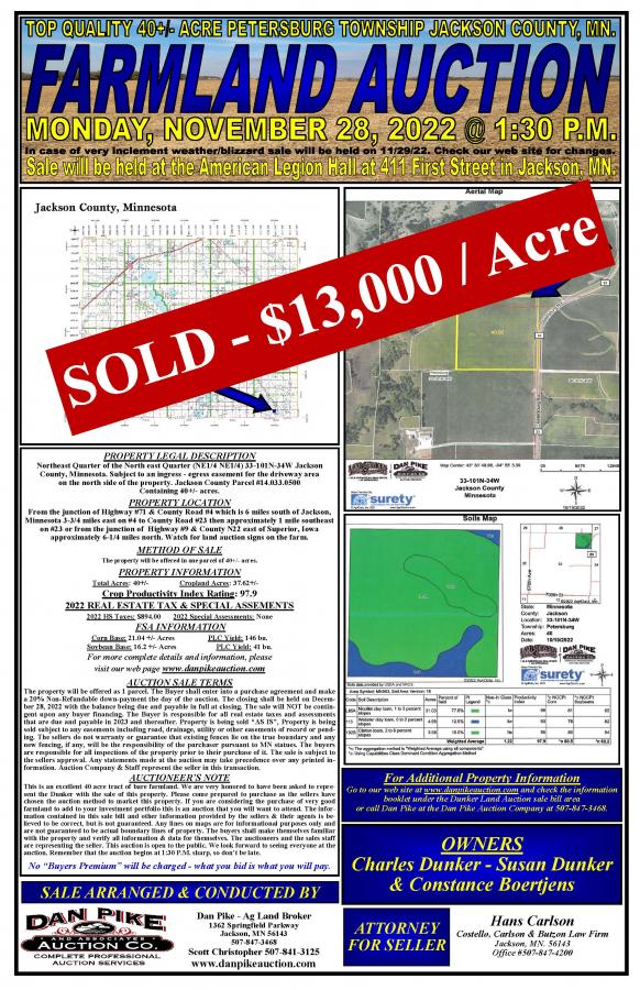Dan Pike Auction Company & Land and Farm Services Unlimited